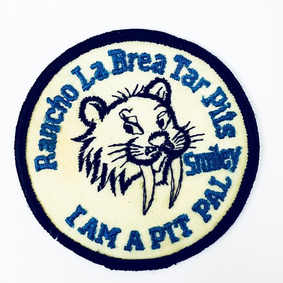Vintage | Accessories | Vintage Rancho La Brea Tar Pits Embroidered Smiley Patch | Poshmark